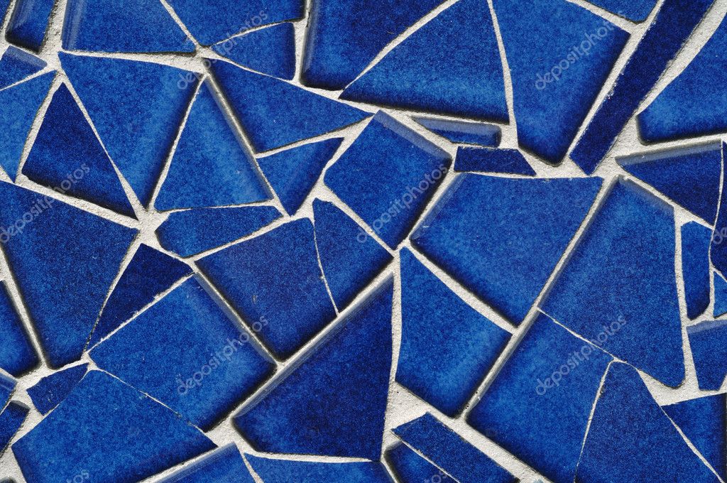 Blue Tile Mosaic — Stock Photo © herreid #2295325
