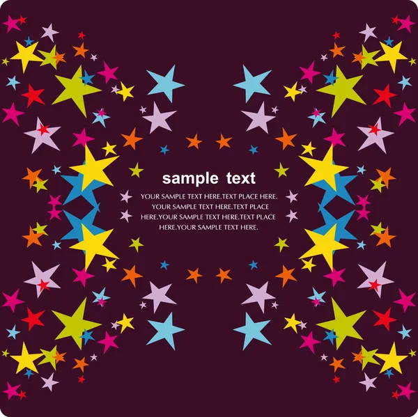 Vector star background design — Stock Vector © vector_rgb #2192021