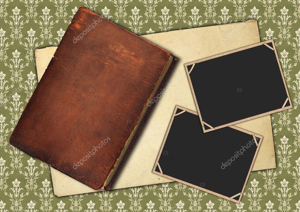 Vintage paper and photo frames — Stock Photo © exmatrix4 #2133242