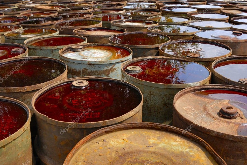 Old rusty toxic barrels Stock Photo by ©onepamop 2151432