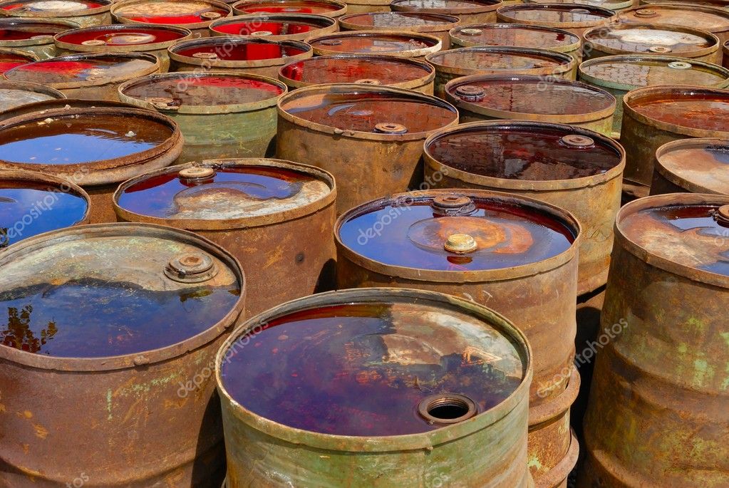 Old rusty barrels Stock Photo by ©onepamop 2151496