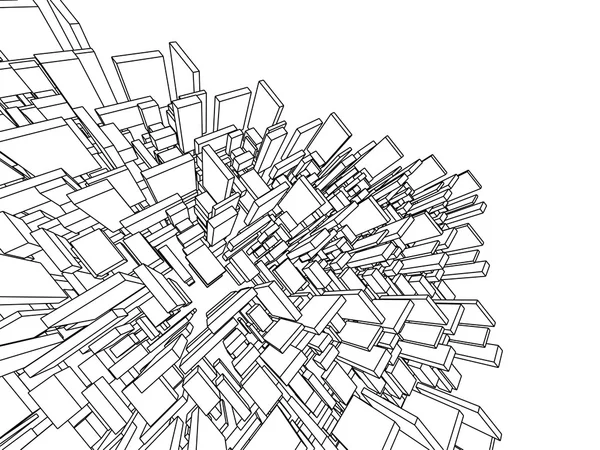 3d city — Stock Photo © ganzaless #2160568