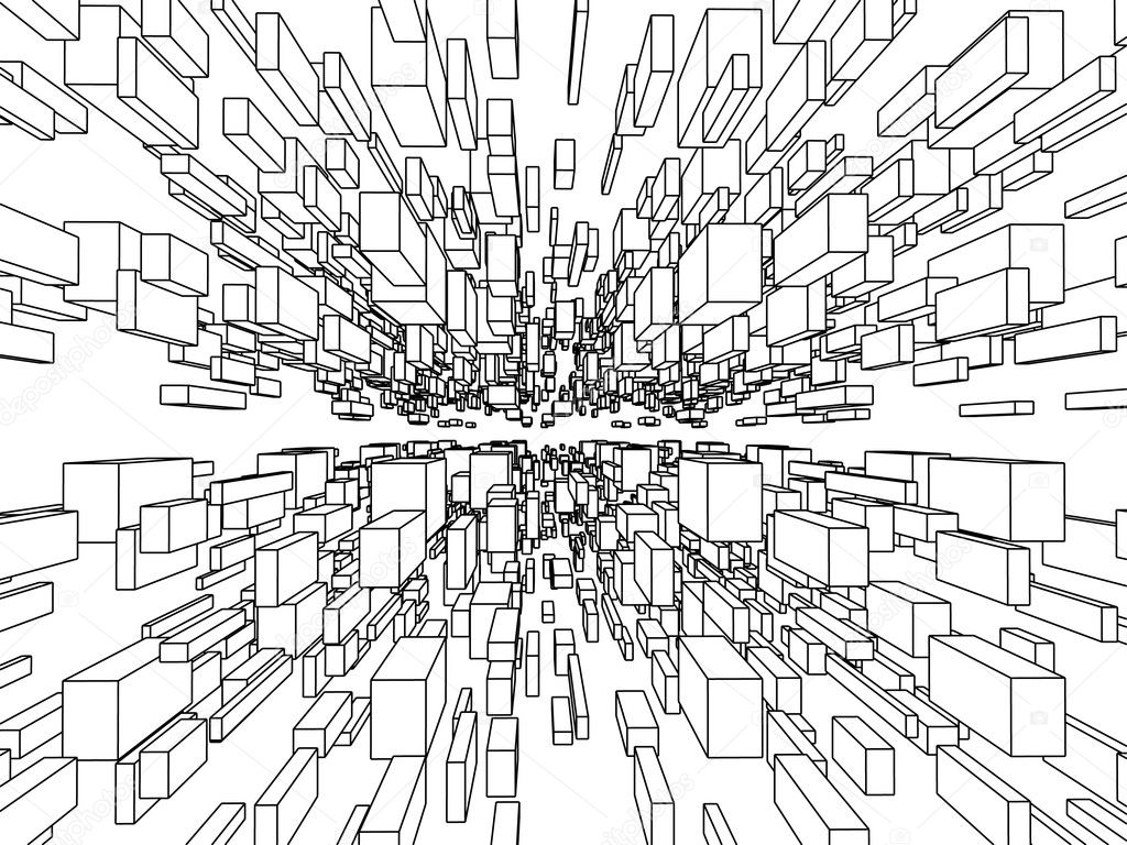 3d city — Stock Photo © ganzaless #2160568