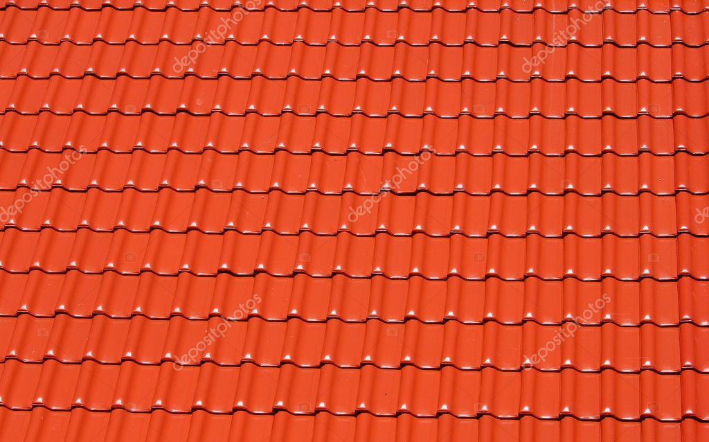 Bright red roofing tiles Stock Photo by ©yoka66 2199855