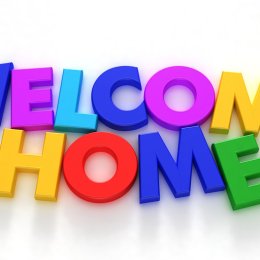 Welcome home imágenes de stock de arte vectorial | Depositphotos