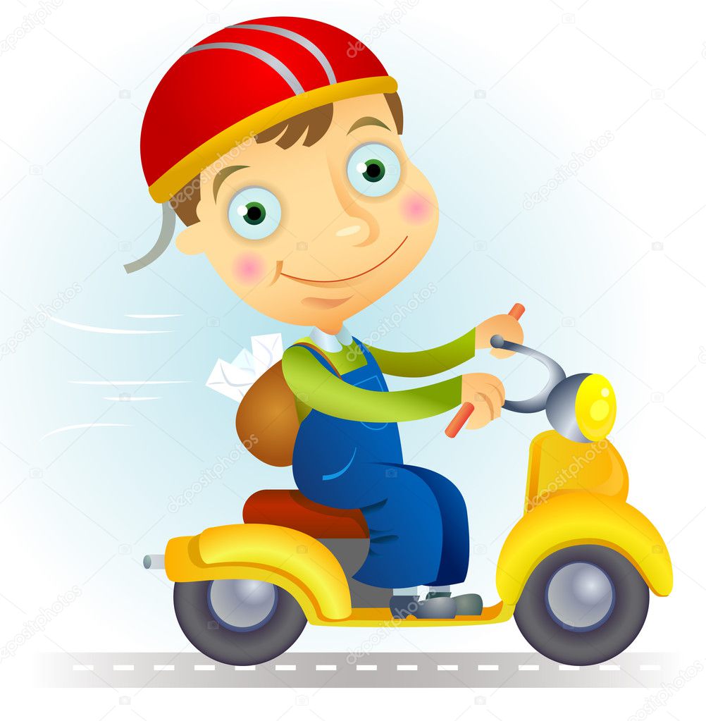 Scooter — Stock Vector © azzzya #2258182 Scooter — Stock Vector © azzzya #2258182