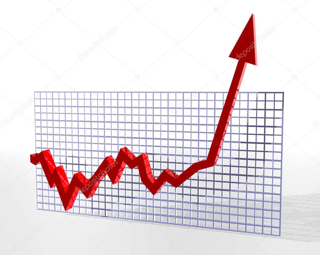Chart on the up — Stock Photo © paulfleet #2213332
