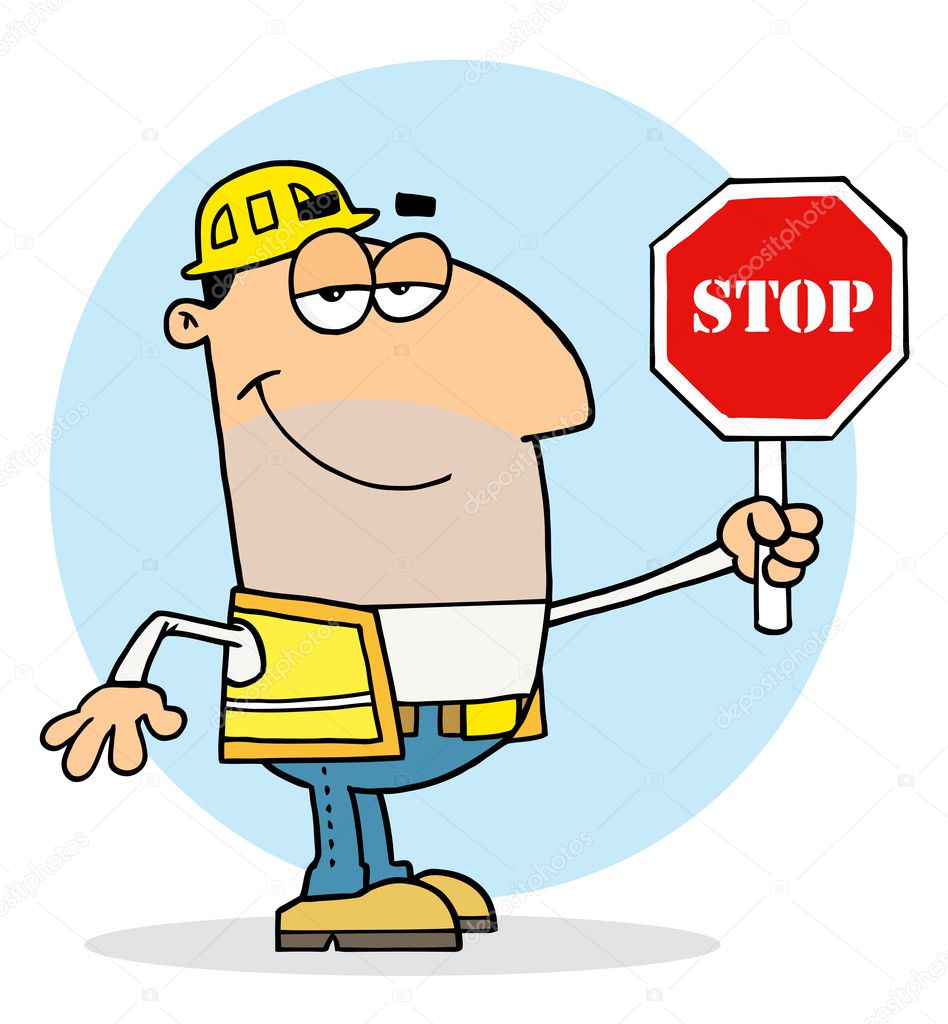 Smiling Traffic Director — Stock Photo © HitToon #2583939 Smiling Traffic Director — Stock Photo © HitToon #2583939