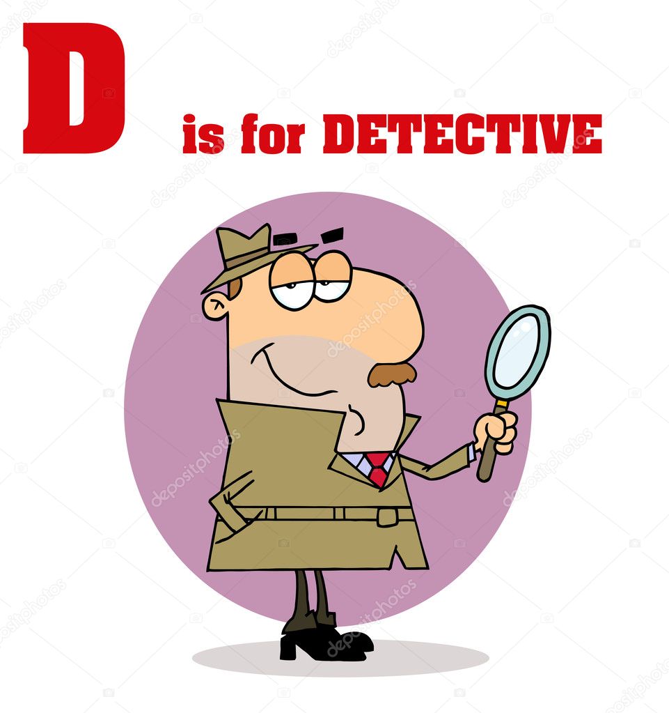 Funny Cartoons Alphabet with Text-D Stock Illustration by ©HitToon #2610079