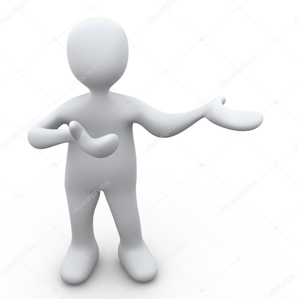 Persona que presenta: fotografía de stock © SkyNet #2617494 | Depositphotos