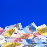 Flying Euro money Stock Photo by ©dibrova 2177890
