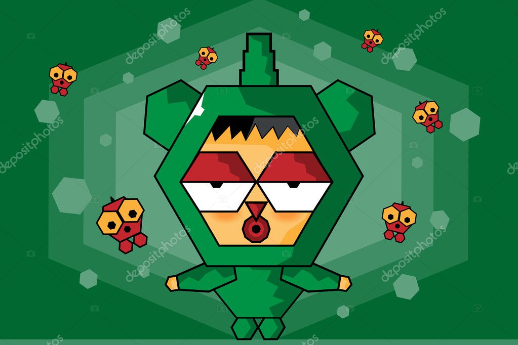 Game Character Cartoon Stock Illustration by ©toots77 #2304482