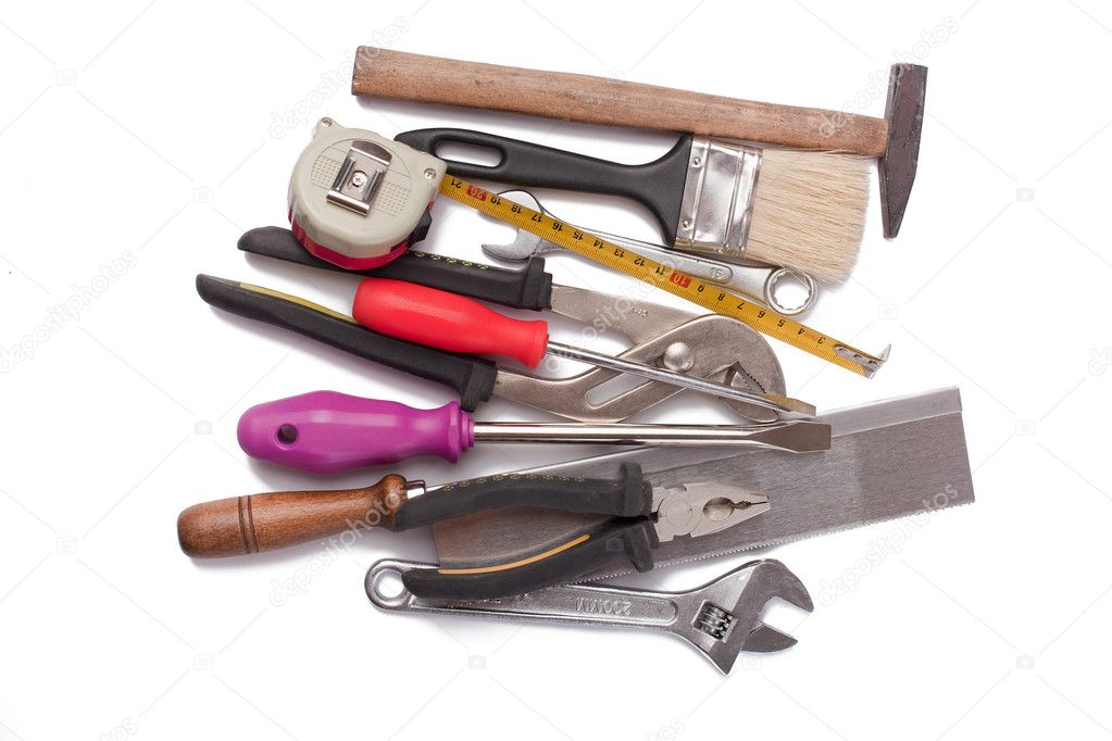 Set of tools Stock Photo by ©jirkaejc 2265199