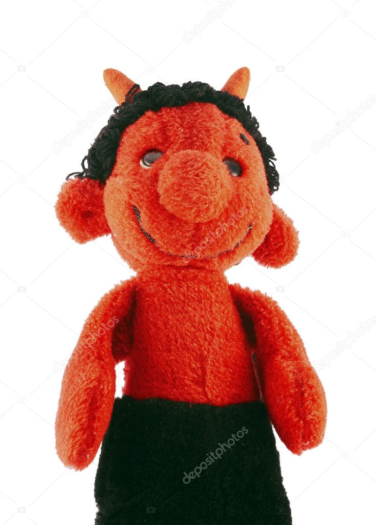 Little devil - hand puppet — Stock Photo © siloto #2447140