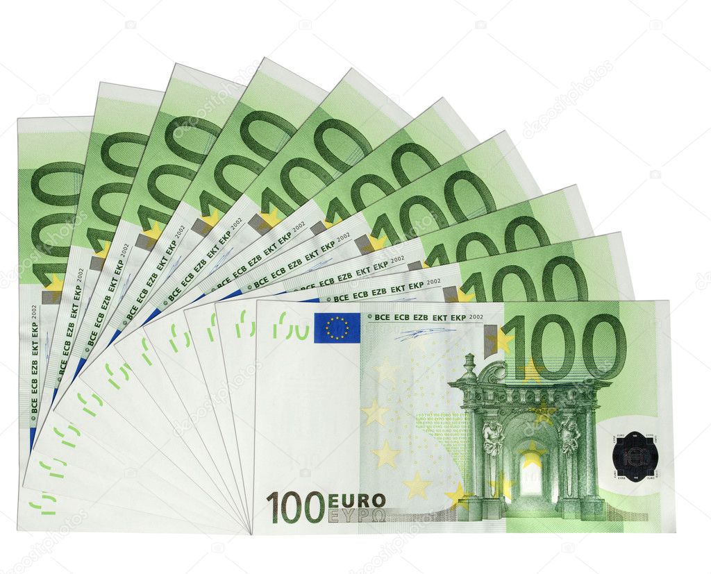 100 Euro banknotes — Stock Photo © IndianSummer #2313136