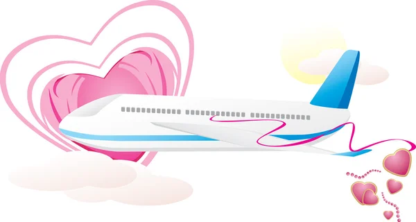 4,081 Airplane heart Vector Images | Depositphotos