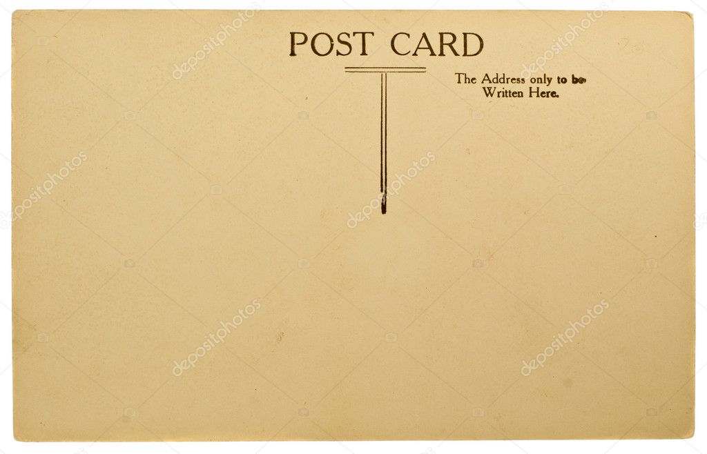 Blank Antique Postcard ⬇ Stock Photo, Image by © alidphotos #2272338 Blank Antique Postcard ⬇ Stock Photo, Image by © alidphotos #2272338