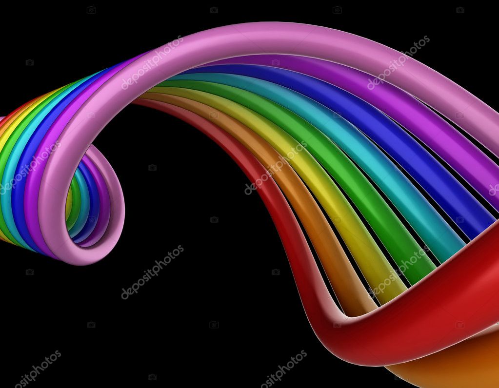 Rainbow swirl — Stock Photo © aspect3d #2571101