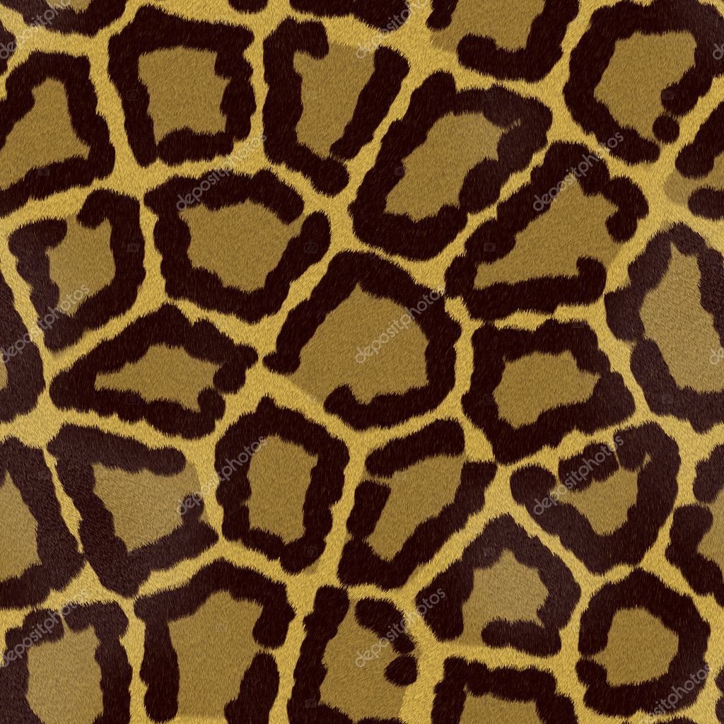 Seamless jaguar or leopard fur texture Stock Photo by ©kmiragaya 2363010