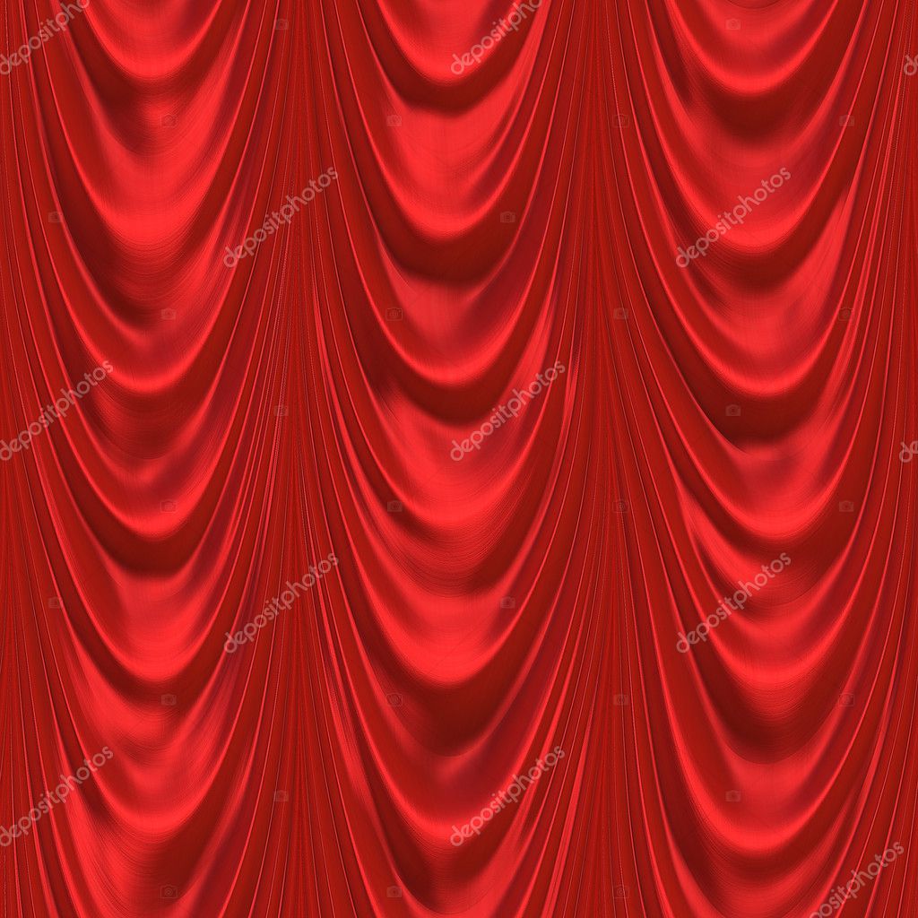 Seamless red drape texture — Stock Photo © kmiragaya #2364924