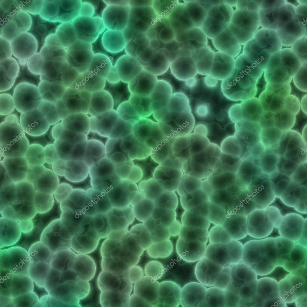 Seamless green biologic cell texture — Stock Photo © kmiragaya #2364995