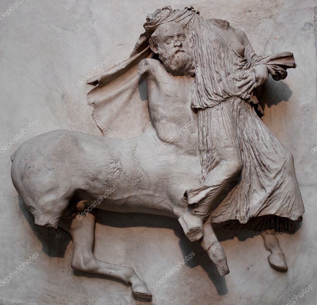 Sculpture from the Parthenon in Greece Stock Photo by ©kmiragaya 2497887