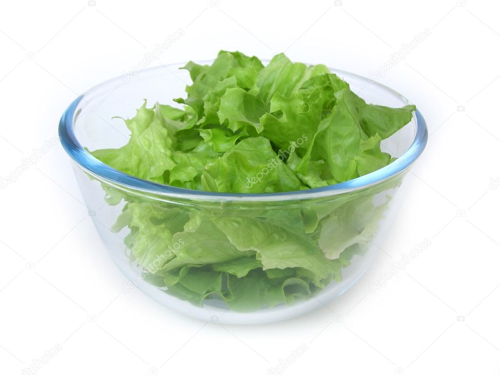 Salade verte simple image libre de droit par msavoia © #2463601