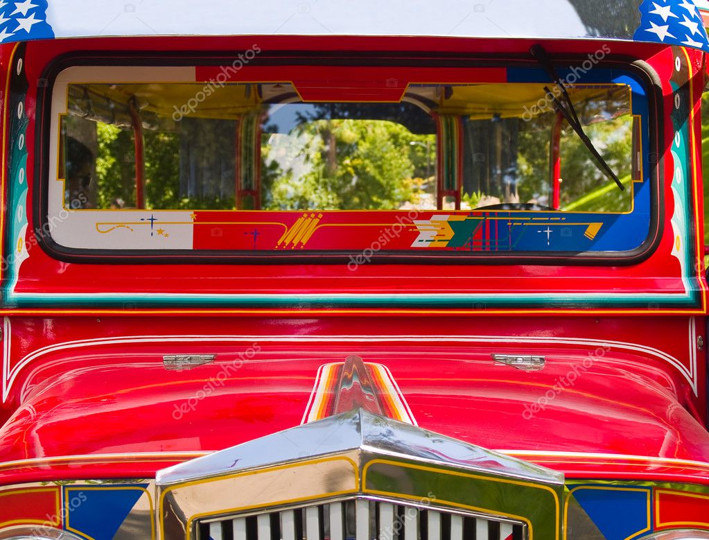 Filipino Jeepney Details with Accents — Stock Photo © Frankljunior #2375856