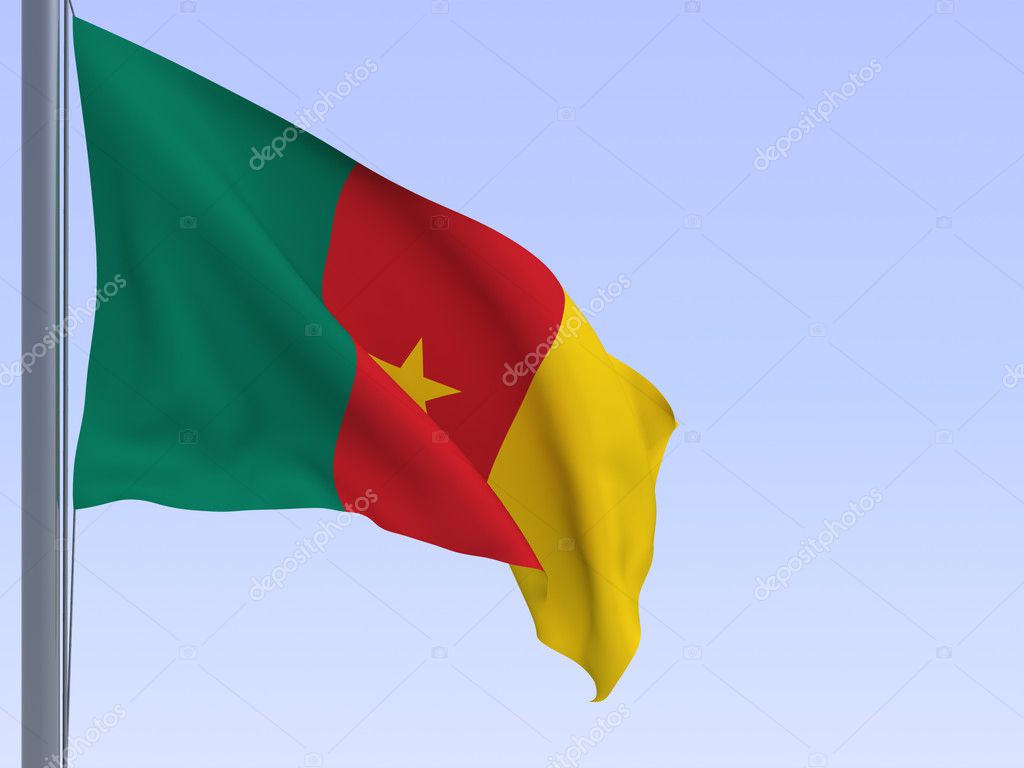 Drapeau du Cameroun — Photographie patakiz © #2411908