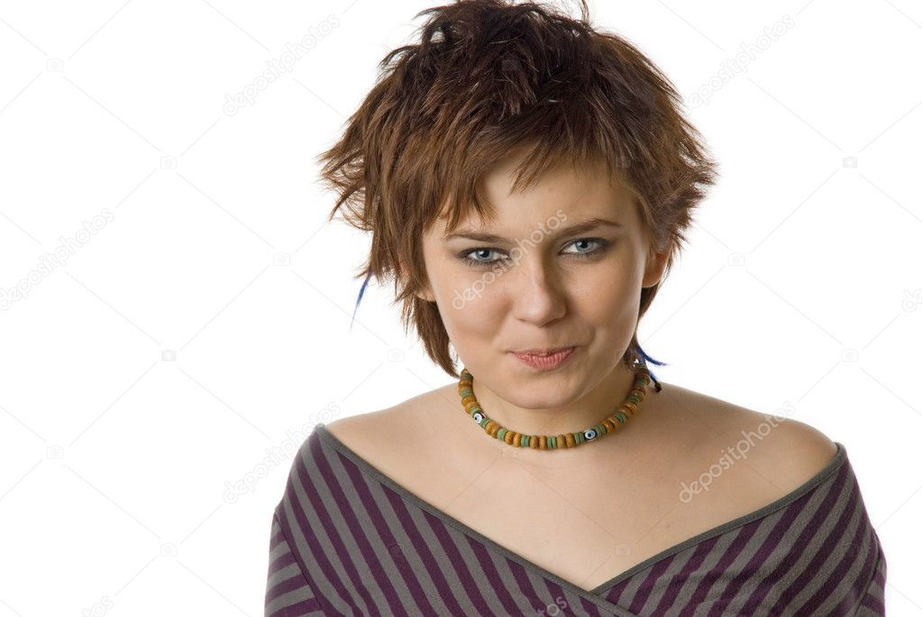 Angry girl — Stock Photo © levilevi #2435995