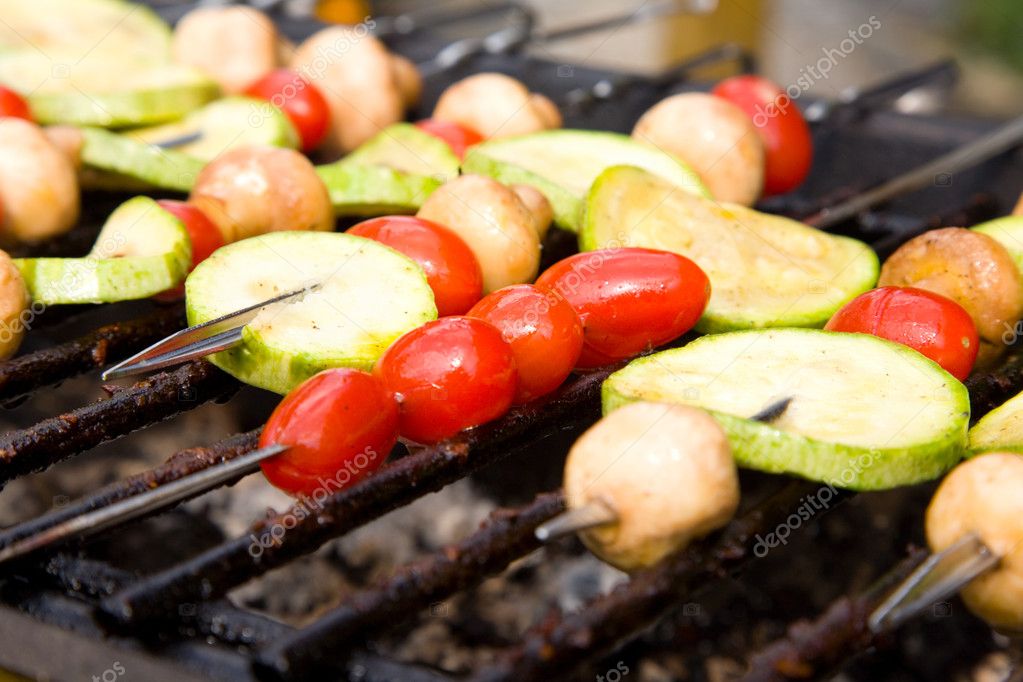 Vegetable kebab. Stock Photo by ©jura13 2494373
