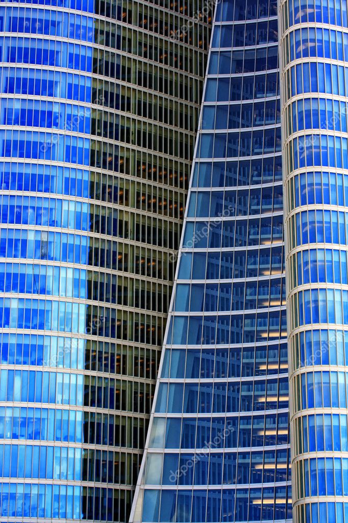 Modern skyscraper window front Stock Photo by ©sarosa 2620139