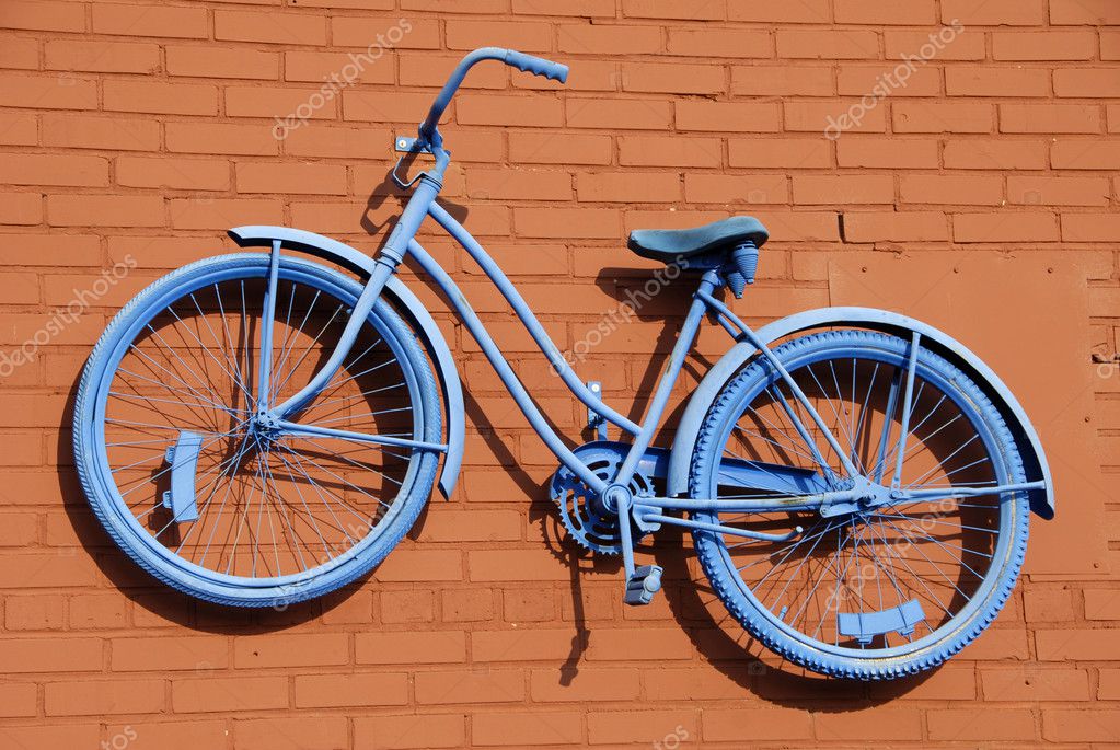 Blue Bicycle Abstract Stock Photo by ©EyeMark 2653783