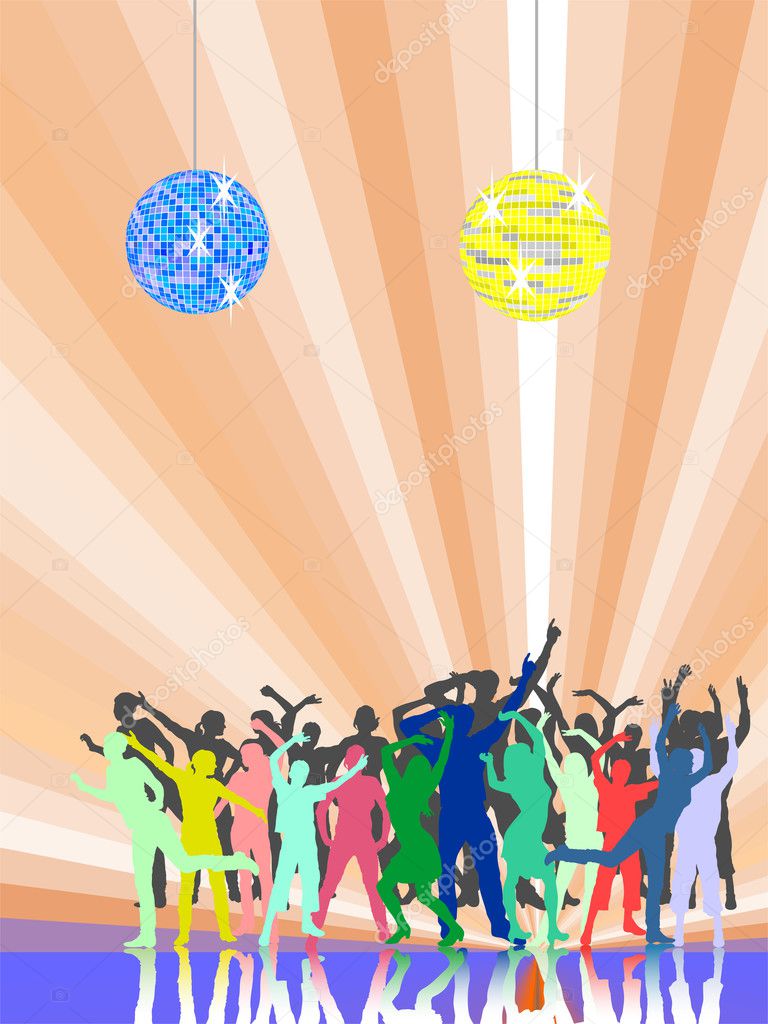 Bailando Vector de stock #2561956 de ©KlausKaulitzki