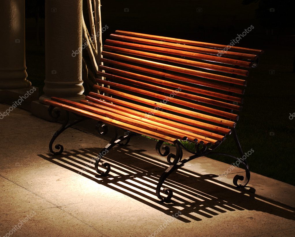 Bench in Spot Light — Stock Photo © ildi_papp #2625508