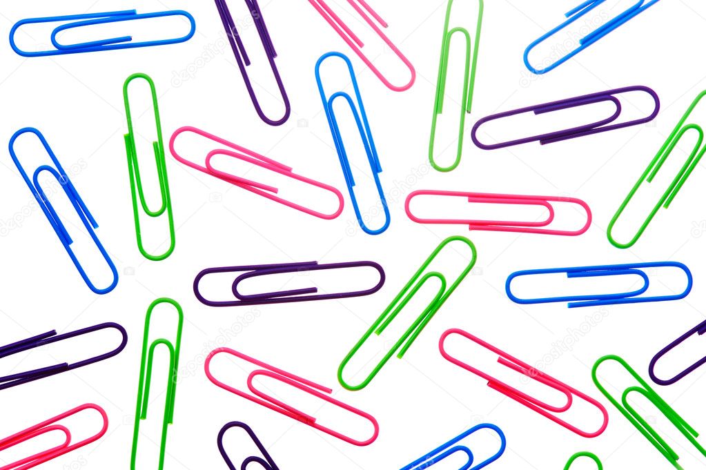 Disordered paper clips — Stock Photo © taratata #2660961